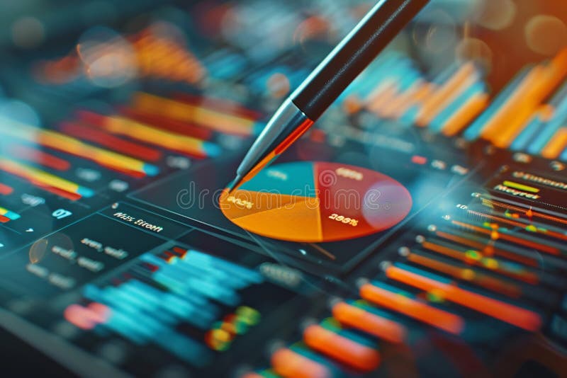 Detail View of the Graph Screen with a Knob on Top, Showing Complex ...