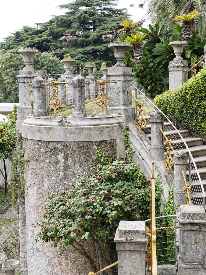 Detail of Villa Rocca Garden Stock Photo - Image of botanical, garden ...