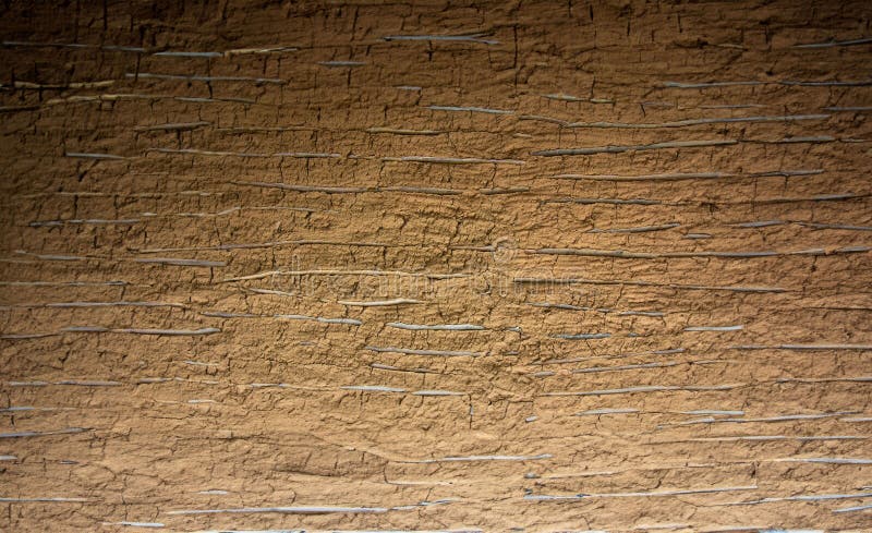 Detail of Wall Texture of Typical Mud House Stock Photo - Image of ...