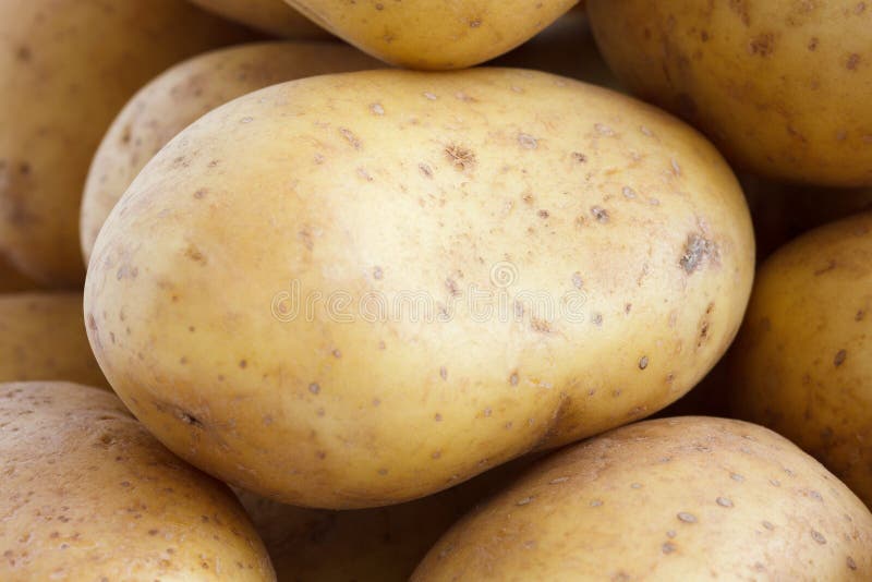 Detail of washed potatoes stock image. Image of pattern - 49690547