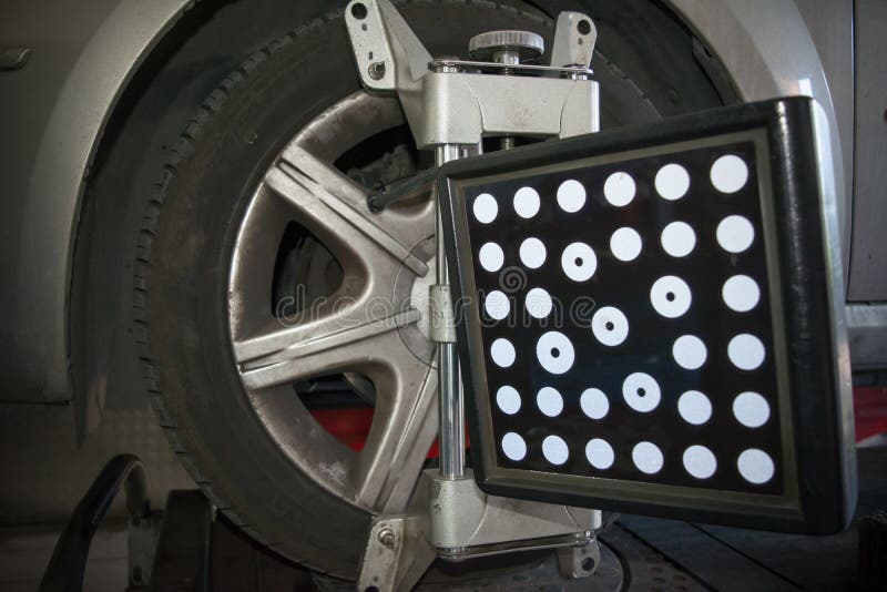 Detail of Wheel Alignment Machine Camera Stock Image - Image of ...