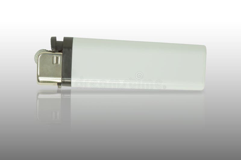 Detail of a white lighter stock photo. Image of color - 91899412