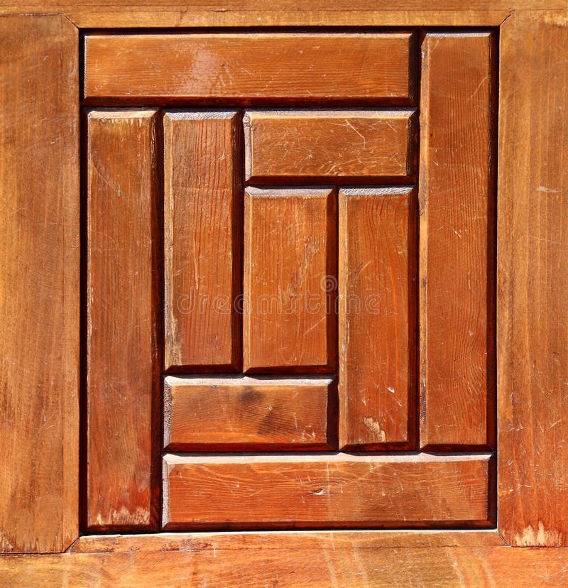 Detail of Window Shutter with Square Elements and Wooden Texture Stock ...