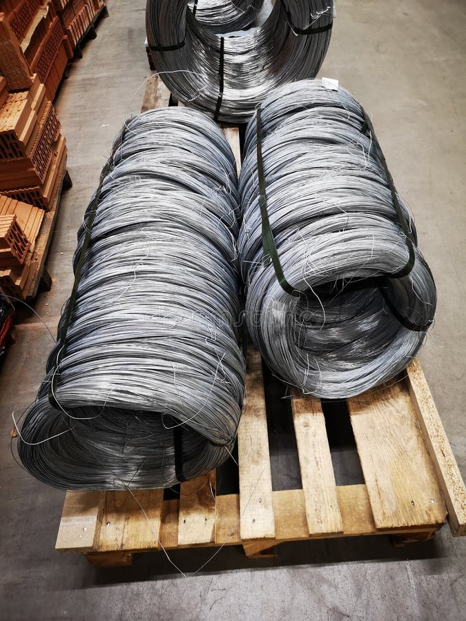 Wire roll stock image. Image of hardware, rolls, store - 122150461