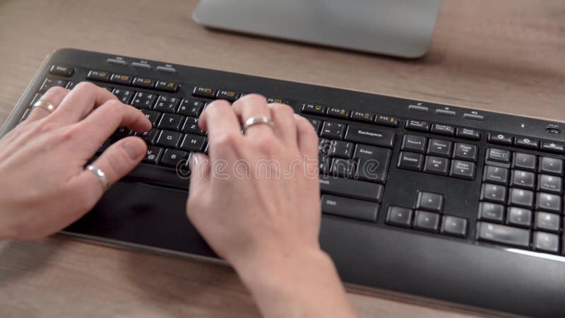 Detail on a Hand Controlling a Computer Using a Keyboard and a Mouse ... Detail on a Hand Controlling a Computer Using a Keyboard and a Mouse ...