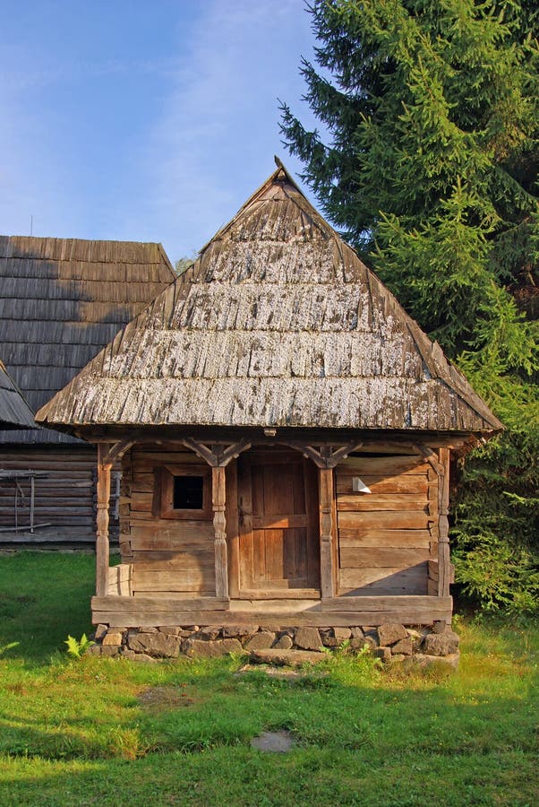 Wooden Cottage in Construction Stock Photo - Image of hotel, property ...