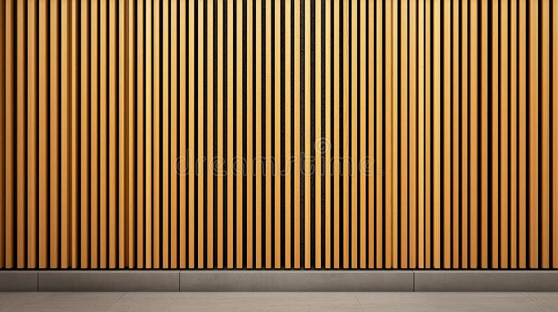Detail of Wooden Grating Slatted Timber Linear Acoustic Wall Vertical ...