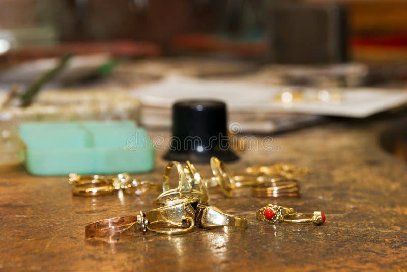 Golden rings stock photo. Image of labor, engineering - 30217236