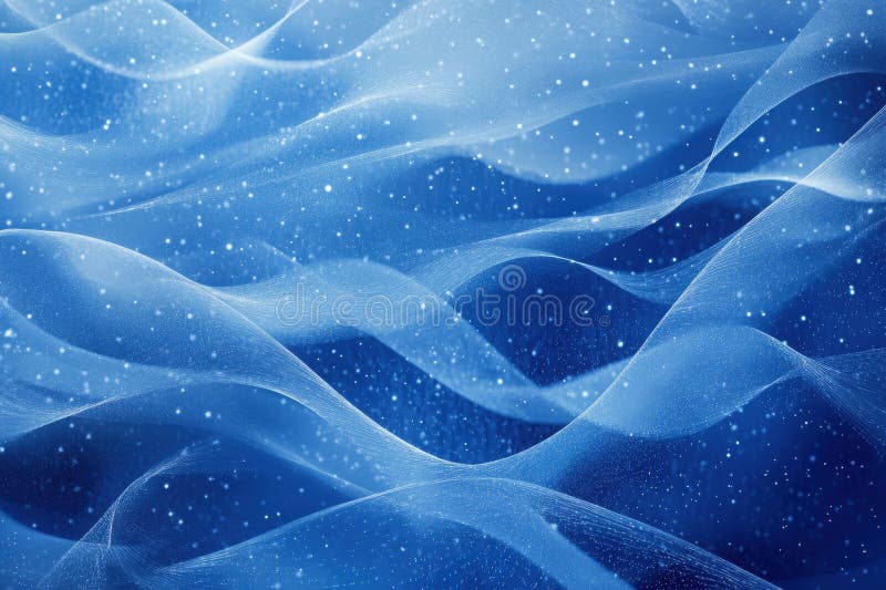 A Detailed Abstract Background with Flowing Blue Waves and a Gradient ...
