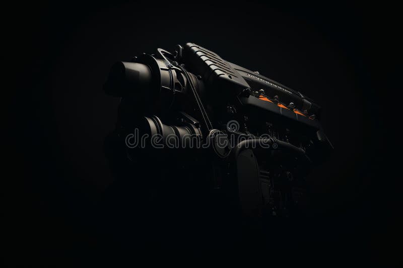 Detailed Abstract Low Key Background Illustrating the Complex ...