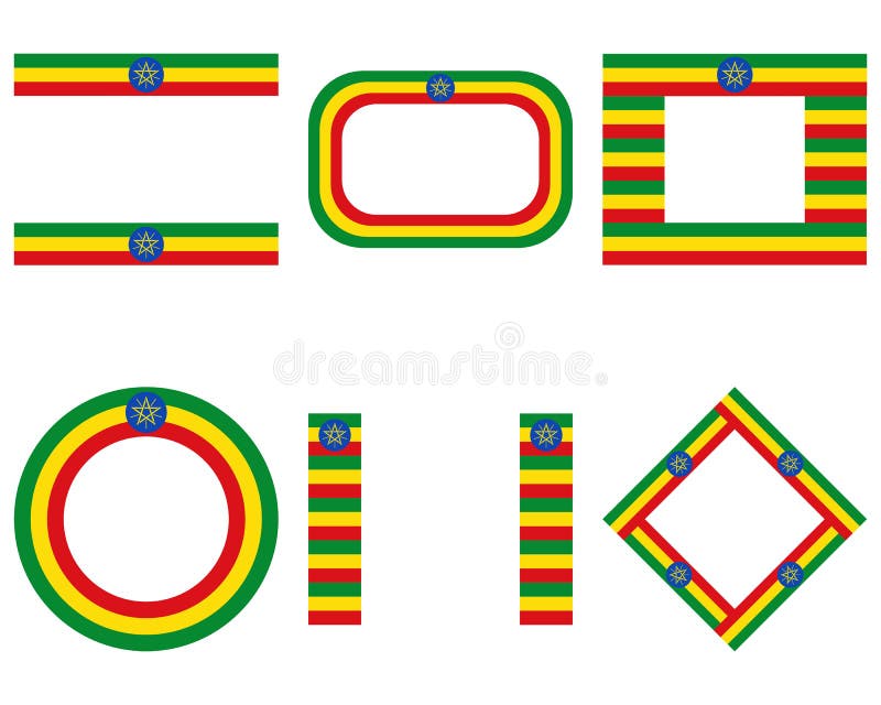 Ethiopian Flags Frame Stock Illustrations – 5 Ethiopian Flags Frame ...