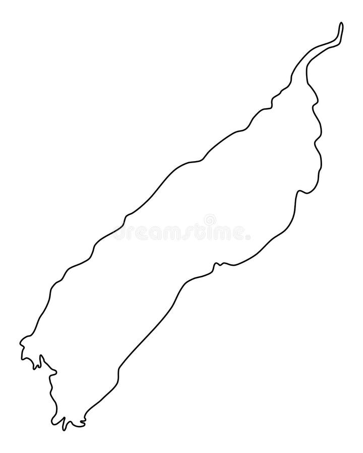 Map of Lake Albert stock vector. Illustration of grey - 105235039