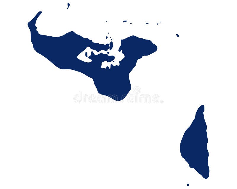 Map of Tonga in Blue Colour Stock Vector - Illustration of symbol, sign ...