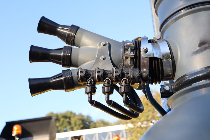 A Detailed and Advanced CloseUp View of a Jet Engine Nozzle ...