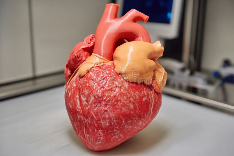 Three-dimensional Anatomical Heart Model Displayed in a Laboratory ...