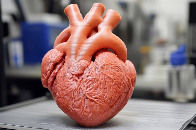 Three-dimensional Anatomical Heart Model Displayed in a Laboratory ...
