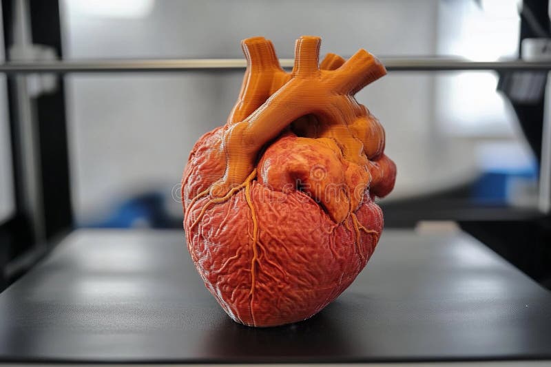 Three-dimensional Anatomical Heart Model Displayed in a Laboratory ...