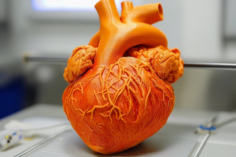 Three-dimensional Anatomical Heart Model Displayed in a Laboratory ...
