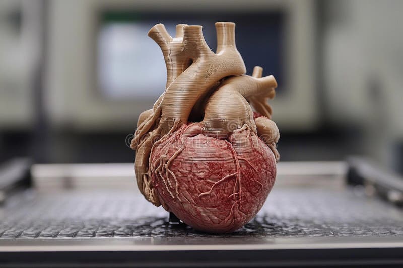 Three-dimensional Anatomical Heart Model Displayed in a Laboratory ...