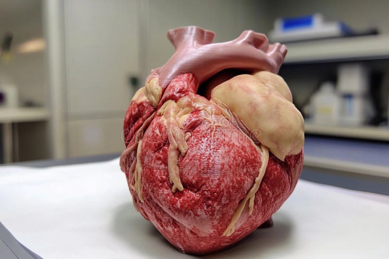 Three-dimensional Anatomical Heart Model Displayed in a Laboratory ...