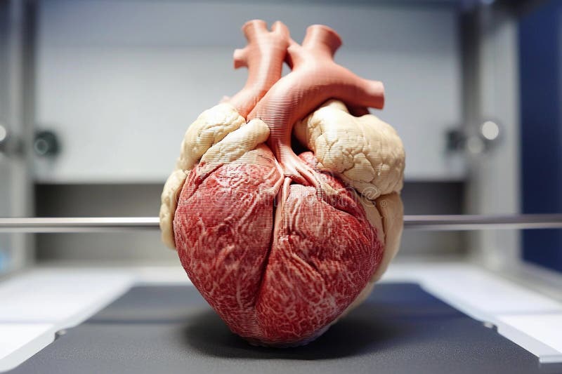 Three-dimensional Anatomical Heart Model Displayed in a Laboratory ...