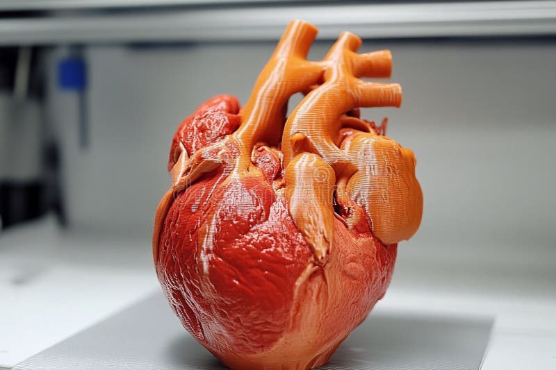 Three-dimensional Anatomical Heart Model Displayed in a Laboratory ...