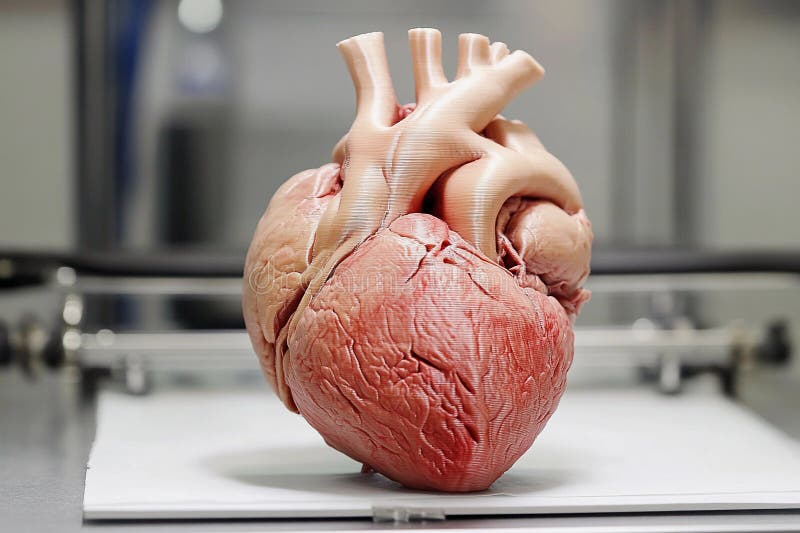 Three-dimensional Anatomical Heart Model Displayed in a Laboratory ...
