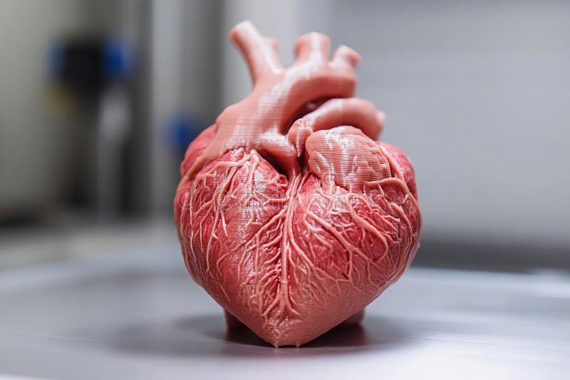 Three-dimensional Anatomical Heart Model Displayed in a Laboratory ...