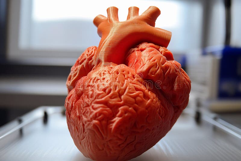 Three-dimensional Anatomical Heart Model Displayed in a Laboratory ...