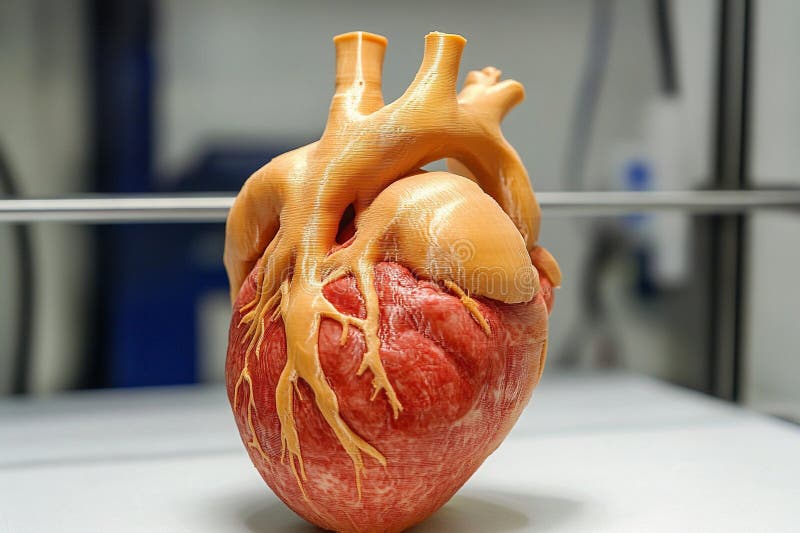 Three-dimensional Anatomical Heart Model Displayed in a Laboratory ...