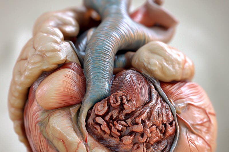 Three-dimensional Anatomical Heart Model Displayed in a Laboratory ...