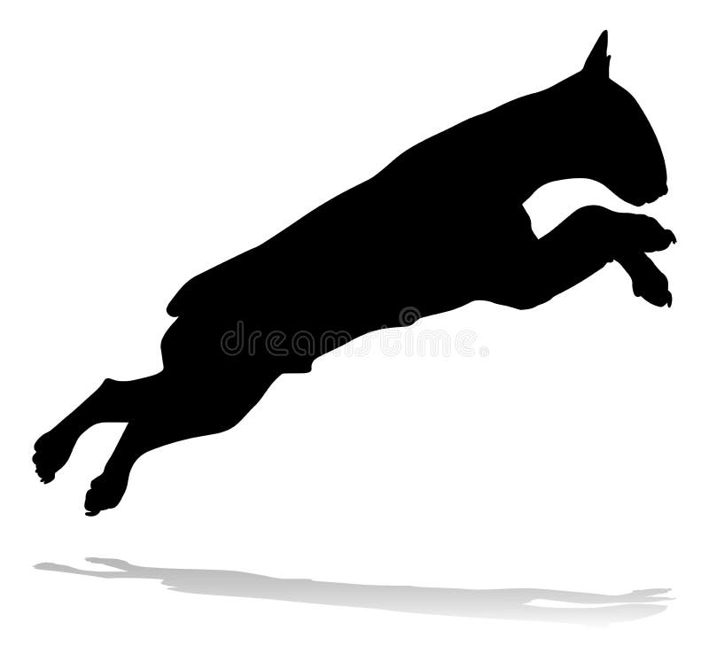 Dog Silhouette Pet Animal stock vector. Illustration of silouetts ...