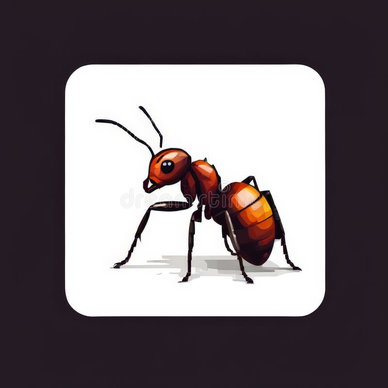 The Detailed Ant Illustration, Ai Image Generator Stock Illustration ...