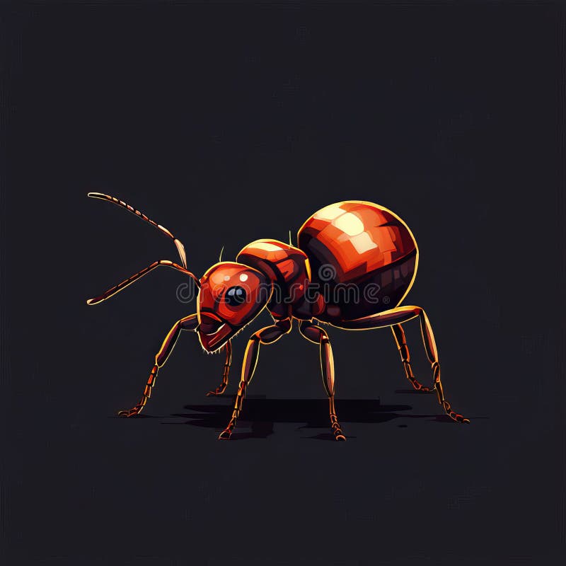 The Detailed Ant Illustration, Ai Image Generator Editorial Stock Photo ...