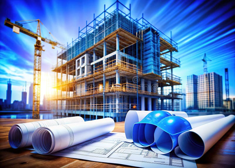 Detailed Architectural Blueprints for a Modern Building Project ...