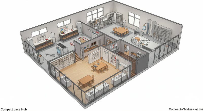 3d Floor Plan Copy Room