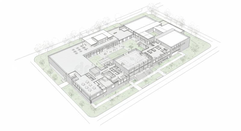 Technical Drawing Campus Layout Stock Illustrations – 18 Technical ...