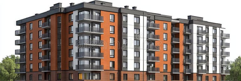 A Detailed Architectural Scheme Featuring a Modern Structure Designed ...