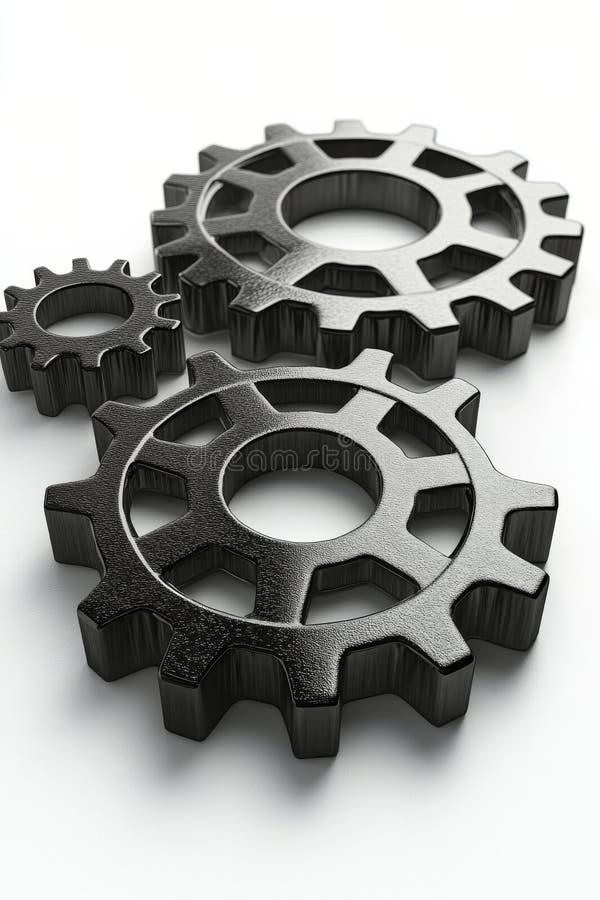 Detailed Arrangement of Metallic Gears Showcasing Precise Engineering ...