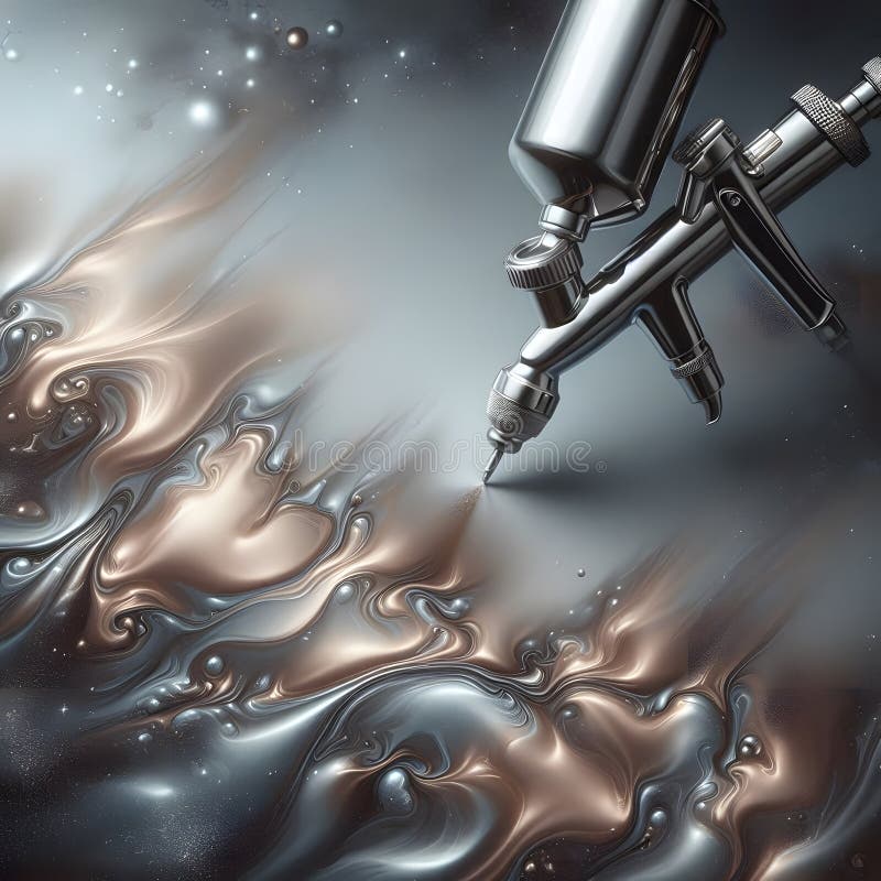 Professional Airbrush Art Creation with Dynamic Pattern and Artistic ...