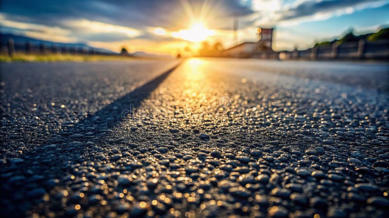 Detailed Asphalt Texture Background Deep Depth of Field for Design ...