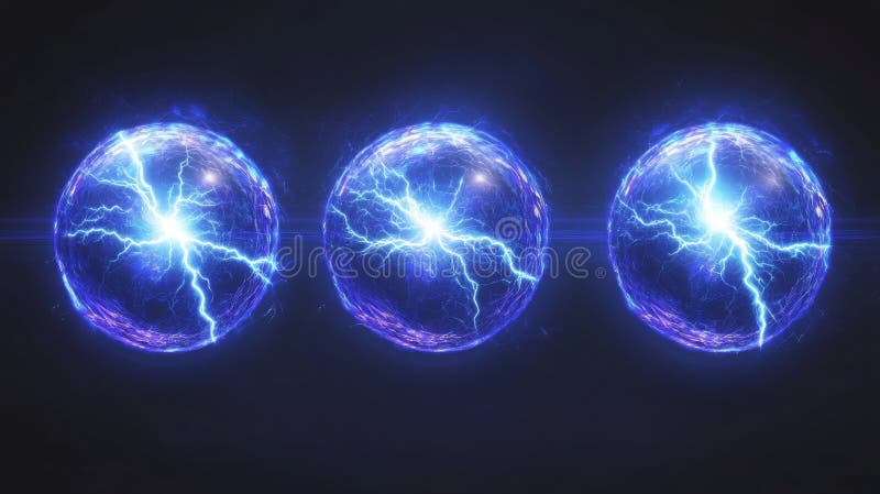 Electric ball stock photo. Image of cable, coil, electricity - 138300400