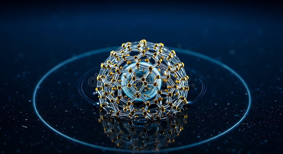 Detailed Atomic Structure Simulation Stock Illustrations – 125 Detailed Atomic Structure ...