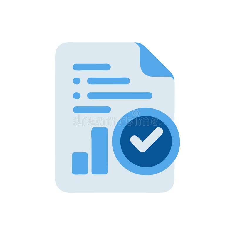 Detailed Audit Document Graphic Stock Vector - Illustration of review ...