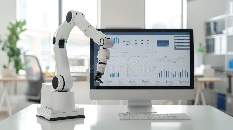 Detailed Automation Statistics Report Shown on a Computer Screen, with ...