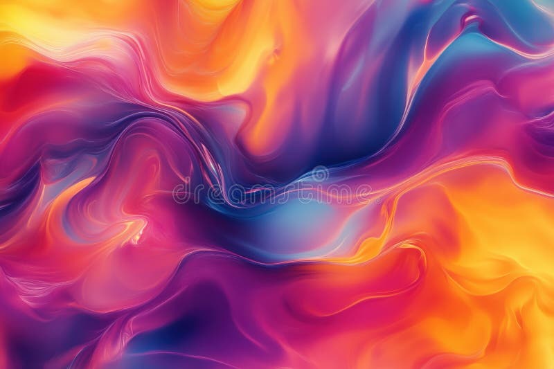 Detailed Background Showcasing Fluid Color Transitions, with Streams ...