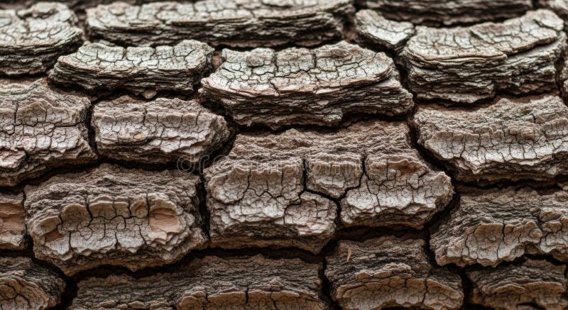 Detailed Bark Texture of a Mature Tree Trunk Stock Illustration ...