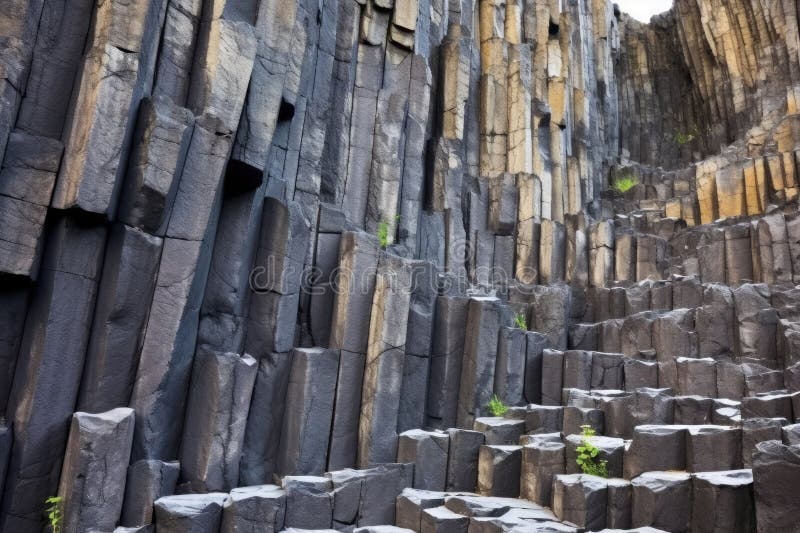 Detailed Basalt Columns Structure Stock Photos - Free & Royalty-Free ...