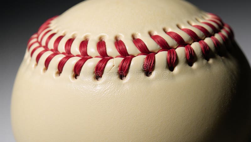 Detailed Baseball Rendered with Highdefinition Textures and Dramatic ...