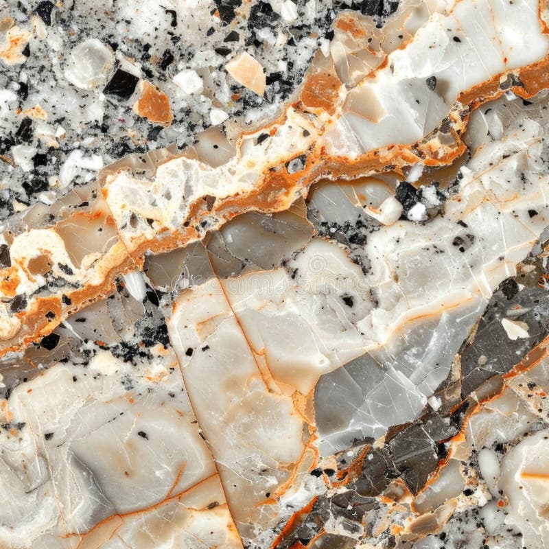 Detailed Beige and Grey Marble Texture Background Stock Illustration ...